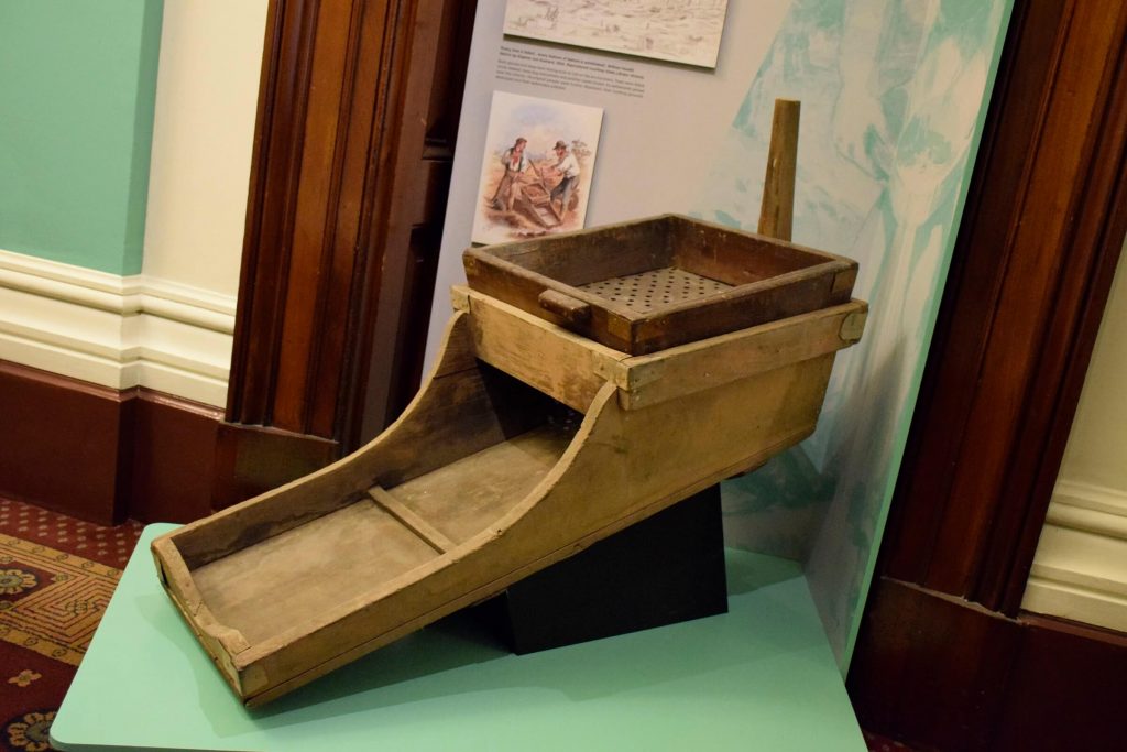 Gold Washing Cradle – Old Treasury Building