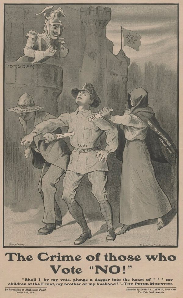 The First Conscription Referendum - 1916 – Old Treasury Building