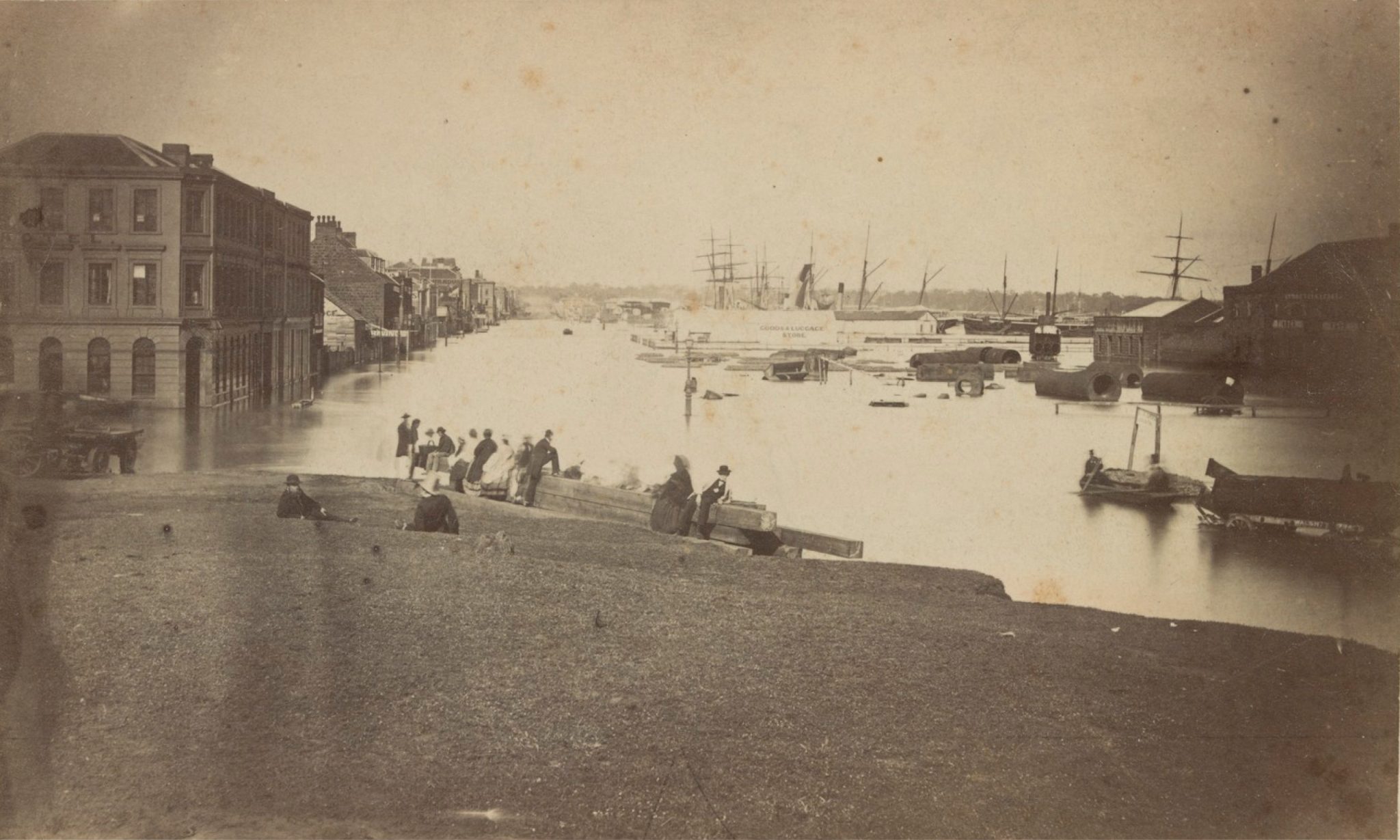 A city built on a flood plain – Old Treasury Building