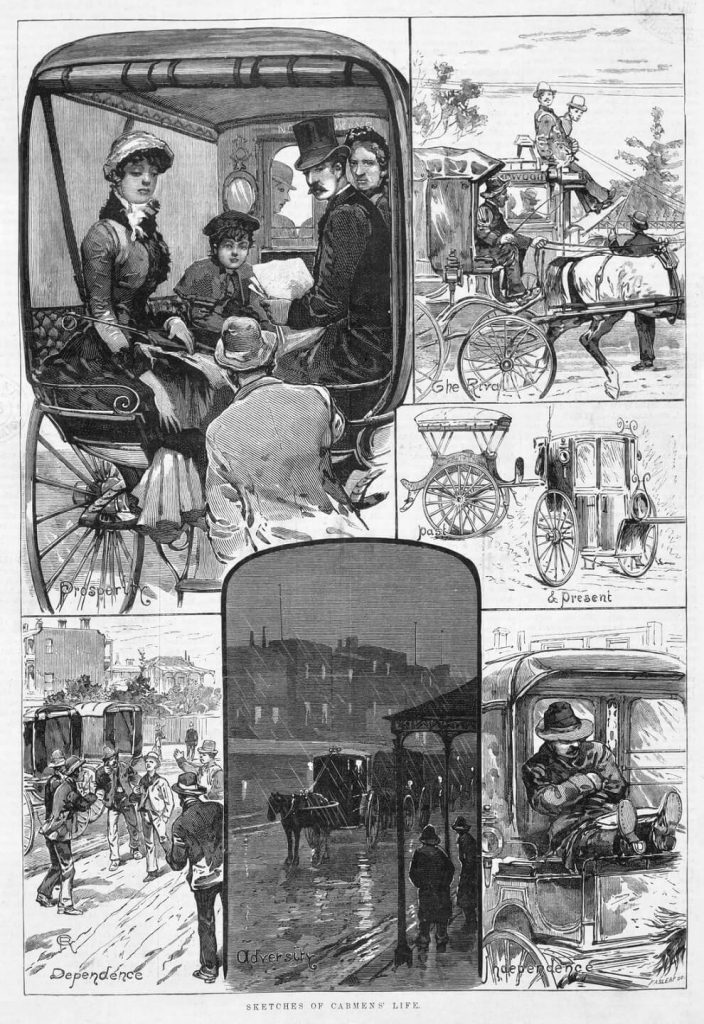 On the Road: Horse cabs and cabmen – Old Treasury Building