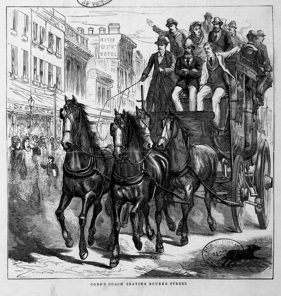 On the Road: The horse-drawn coach – Old Treasury Building