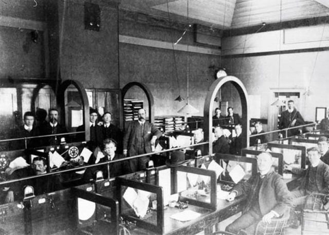 In the Office – Old Treasury Building